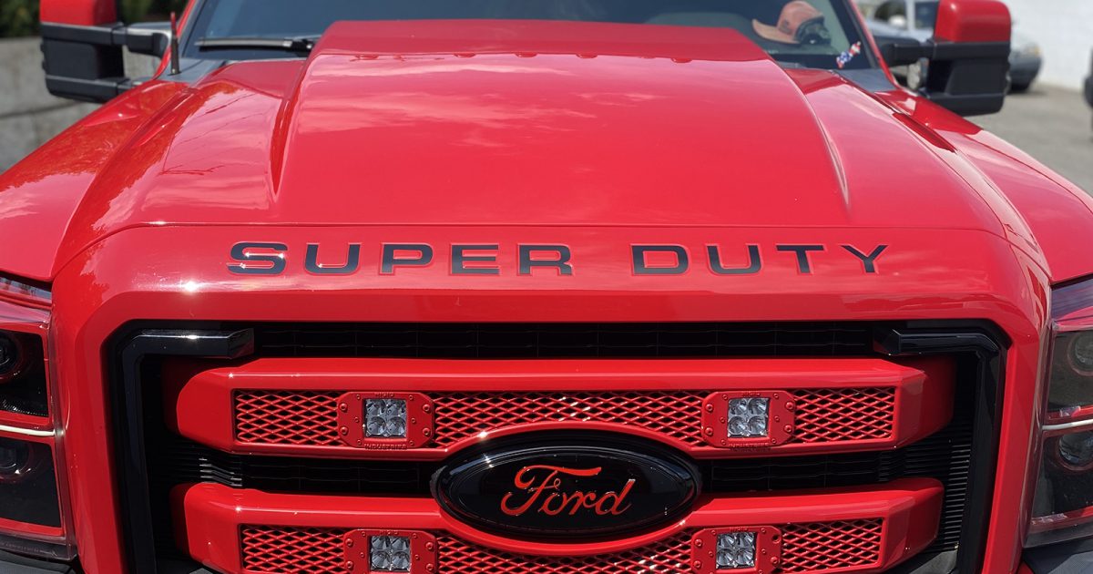 Ford Superduty Front Window Tint | CT Tint